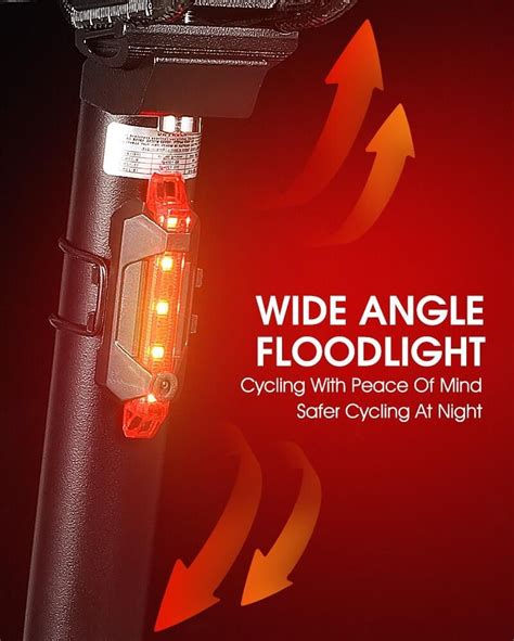 West Biking Led 自行車尾燈 4 種模式防水j腳踏車尾燈 Usb 可充電安全警示燈 單車尾燈 蝦皮購物