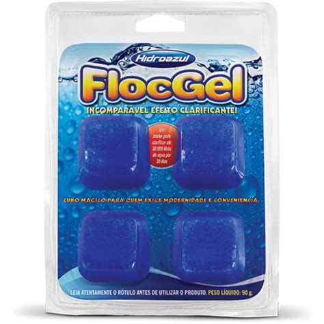 Floc Gel Com 4 Unidades 90g Pool Fácil