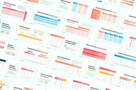 business data table powerpoint incl data and sales envato