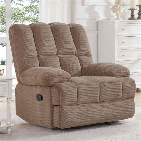 Dreamsir Oversized Rocker Recliner Chair Manual Recliner Single Sofa