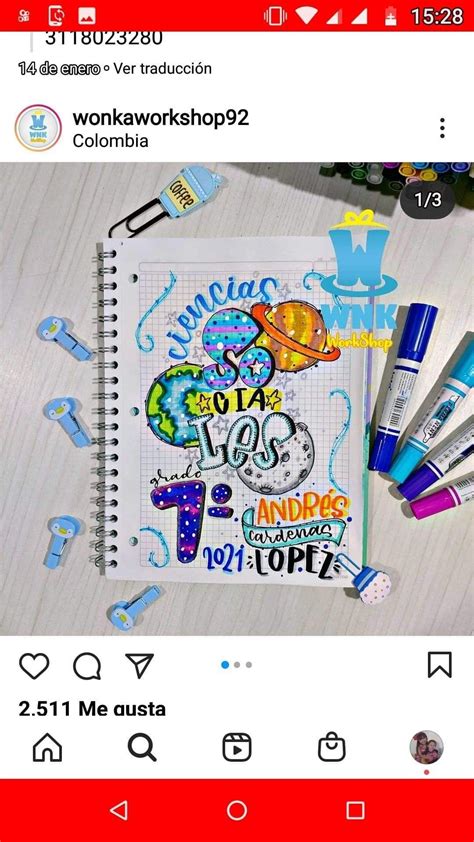 Pin De Eliana Valverde En Portadas Formas De Marcar Cuadernos Portadas De Cuadernos