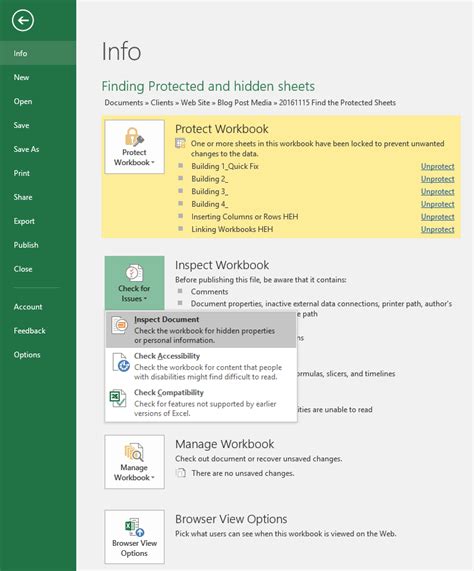 Finding Protected Sheets In Excel 1 • Za