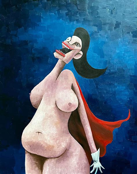 Portrait Of A Naked Woman 11 JOHN WREN ART