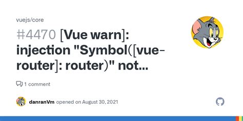 Vue Warn Injection Symbol Vue Router Router Not Found At
