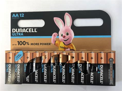 Duracell Ultra M3 Mx1500 Alkaline Battery Aa Pack Of 12