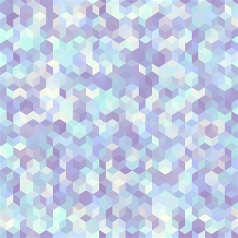 Geometric Seamless Pattern Of A Cubes In Low Poly Style Stock Vector