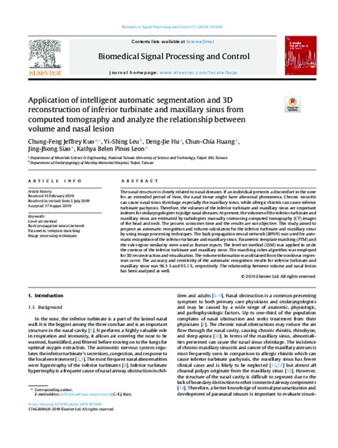 Pdf Application Of Intelligent Automatic Segmentation And 3d