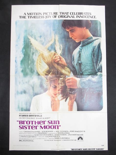 【傷や汚れあり】h589us版1sh 映画ポスター【 Brother Sun Sister Moon 】（ブラザー・サン シスター・ムーン