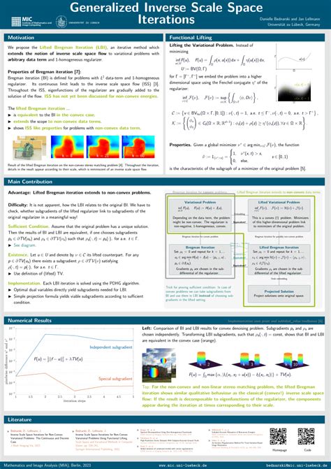 PDF Generalized Inverse Scale Space Iterations