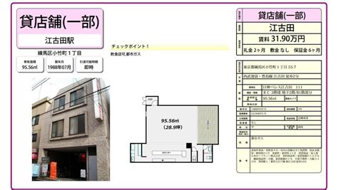 練馬区小竹町1 55 7江古田駅 日神パレス江古田の賃貸オフィス・貸店舗 物件詳細｜東京貸事務所biz 62597