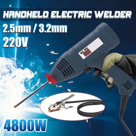 V W Handheld Welder Portable Electric Arc Welding Machine Automatic Digital Display