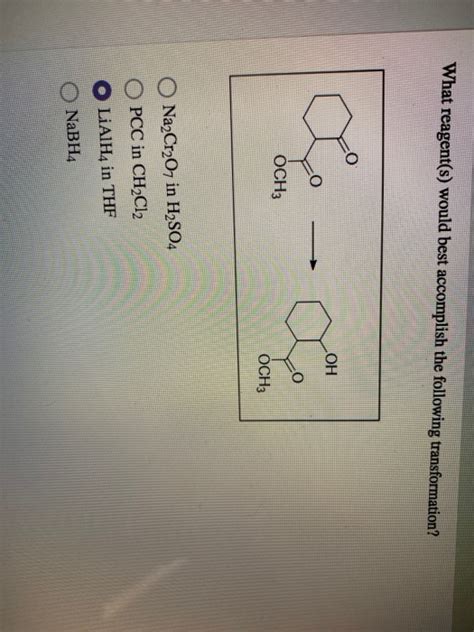 Solved Which reaction sequence would accomplish the | Chegg.com