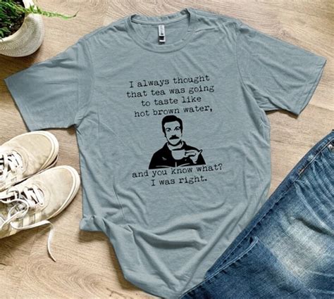 Tea Is Just Hot Brown Water Ted Lasso Tshirt