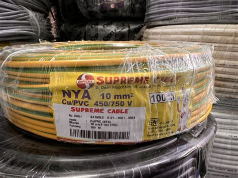Jual Kabel Nya 10mm Supreme Metal Grounding K H Tunggal Potongan