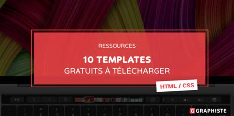 superbes templates de sites gratuits à télécharger en HTML CSS Graphiste Blog