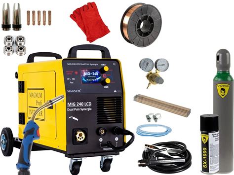 Spawarka Inwertorowa Magnum MIGOMAT MIG MAG 200A 3w1 TIG SYNERGIA