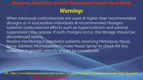 Metaspray Nasal Spray Generic Mometasone Furoate Nasal Spray Pdf