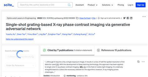 Single Shot Grating Based X Ray Phase Contrast Imaging Via Generative