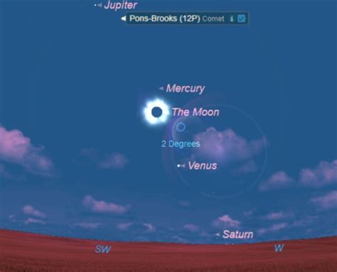 Explosão solar e cometa poderão ser vistos durante o eclipse solar de de abril de Tô no