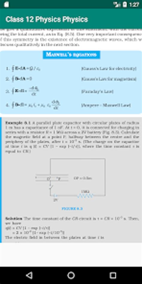 Physics Textbook Class 12 For Android Download