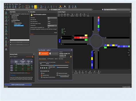 Rfc Output In Lane Simulation Mode Junctions Trl Software