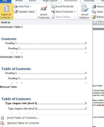 free book design templates and tutorials for formatting in ms word