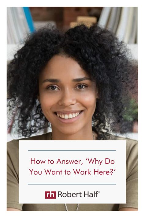 How To Answer Why Do You Want To Work Here Job Interview Tips