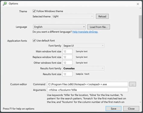 DnGrep Desktop Search Software