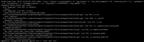 Error With Custom Metric When Using Eval Method Cv Issue 112