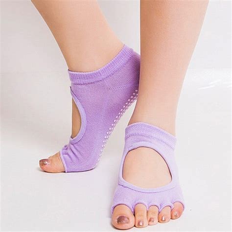 Non Slip Toeless Yogadance Socks • The Fab Yogi™