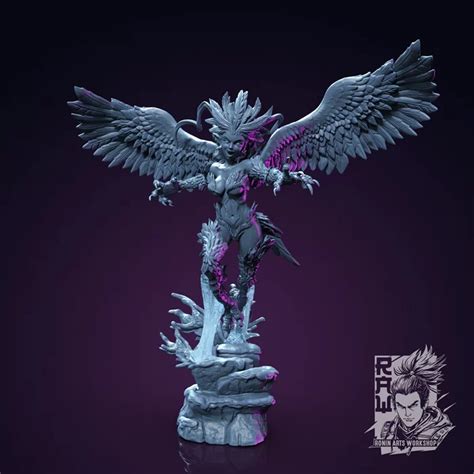 Monster Harpie Dhyla 3d Print Model Download Free