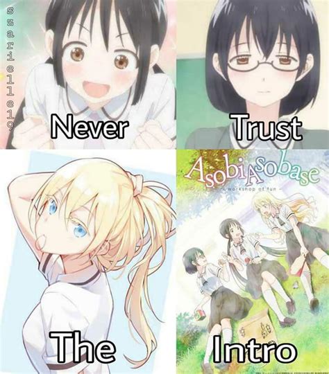 Just Dont Fall For It Anime Asobi Asobase Ranimemes