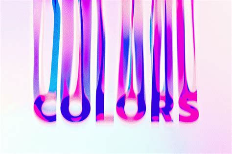 Leaking Colors Text Effect MasterBundles