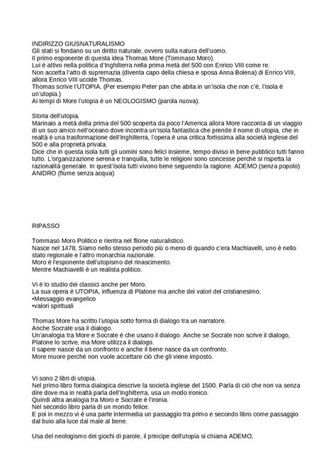 Thomas More Tommaso Moro Docsity