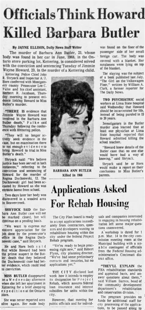 Clipping From Dayton Daily News