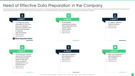 Need Of Effective Data Preparation In The Company Structure Pdf