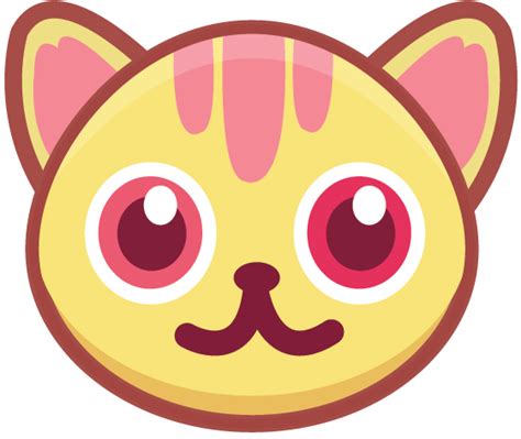 แมวการ์ตูนใบหน้าโปร่งใส