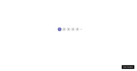 React Fast Pagination Codesandbox
