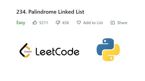 Palindrome Linked List Leetcode Python Love Babbar Dsa Cracker