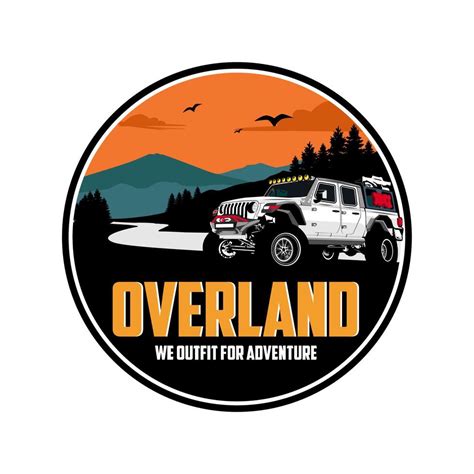 Overland We Outfit For Adventure 15736451 Vector Art At Vecteezy