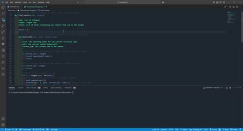 David Caleb Chaparro Orozco On Linkedin Python Recursion Programming Subsetsum