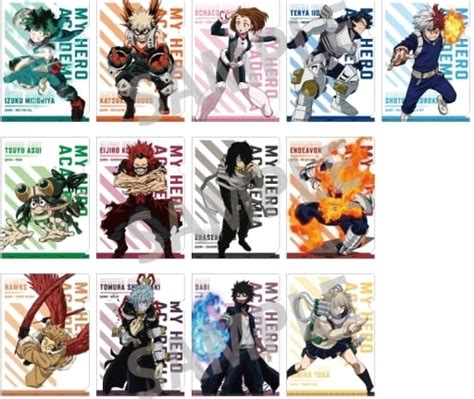 駿河屋 全13種セット 「僕のヒーローアカデミア A5トレーディングクリアファイル」（クリアファイル）
