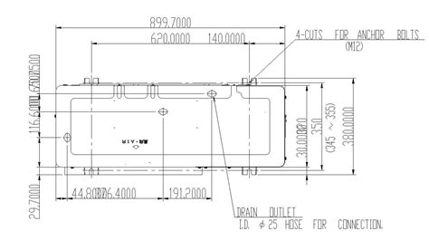 Internal Parts Of Air Conditioner Design In Detail Autocad 2d Drawing