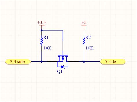Ttl Bidirectional Level Swiching 5V 3 3V Electrical Engineering