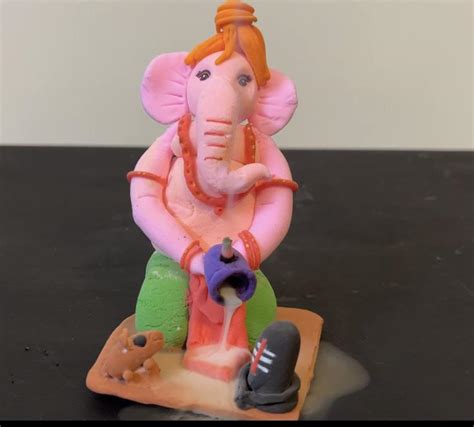 Handmade Ganpati Bappa For Ganesh Chaturthi Using Clay Rjaipur