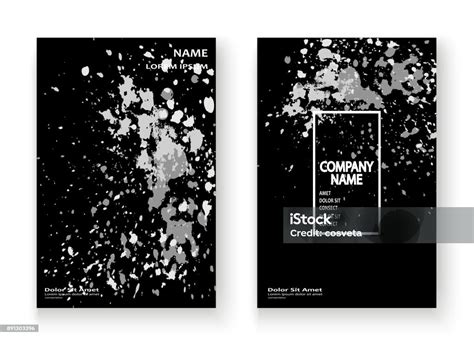 흑백 폭발 페인트 튄 예술 커버 프레임 디자인입니다 장식 블랙 화이트 스플래쉬 스프레이 질감 배경 유행 창조적인 서식 파일 벡터