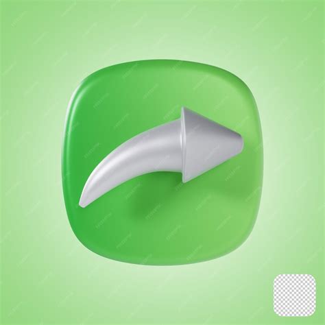 Premium Psd Forward Mobile App 3d Icon