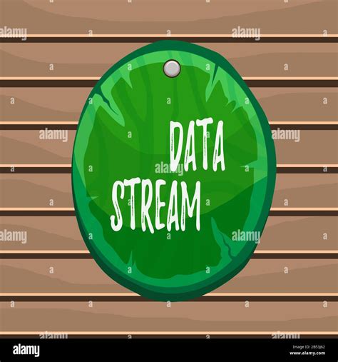 conceptual hand writing showing data stream concept meaning sequence