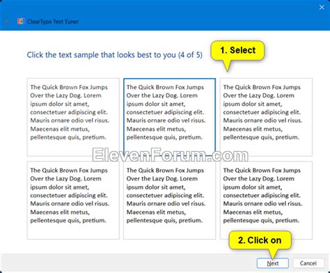 Use Cleartype Text Tuner To Improve Text Readability In Windows 11 Windows 11 Forum