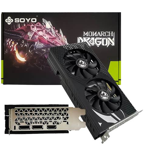 Placa De Vídeo Amd Radeon RX580 Monarch Dragon 8GB 256bits GDDR5 Dual